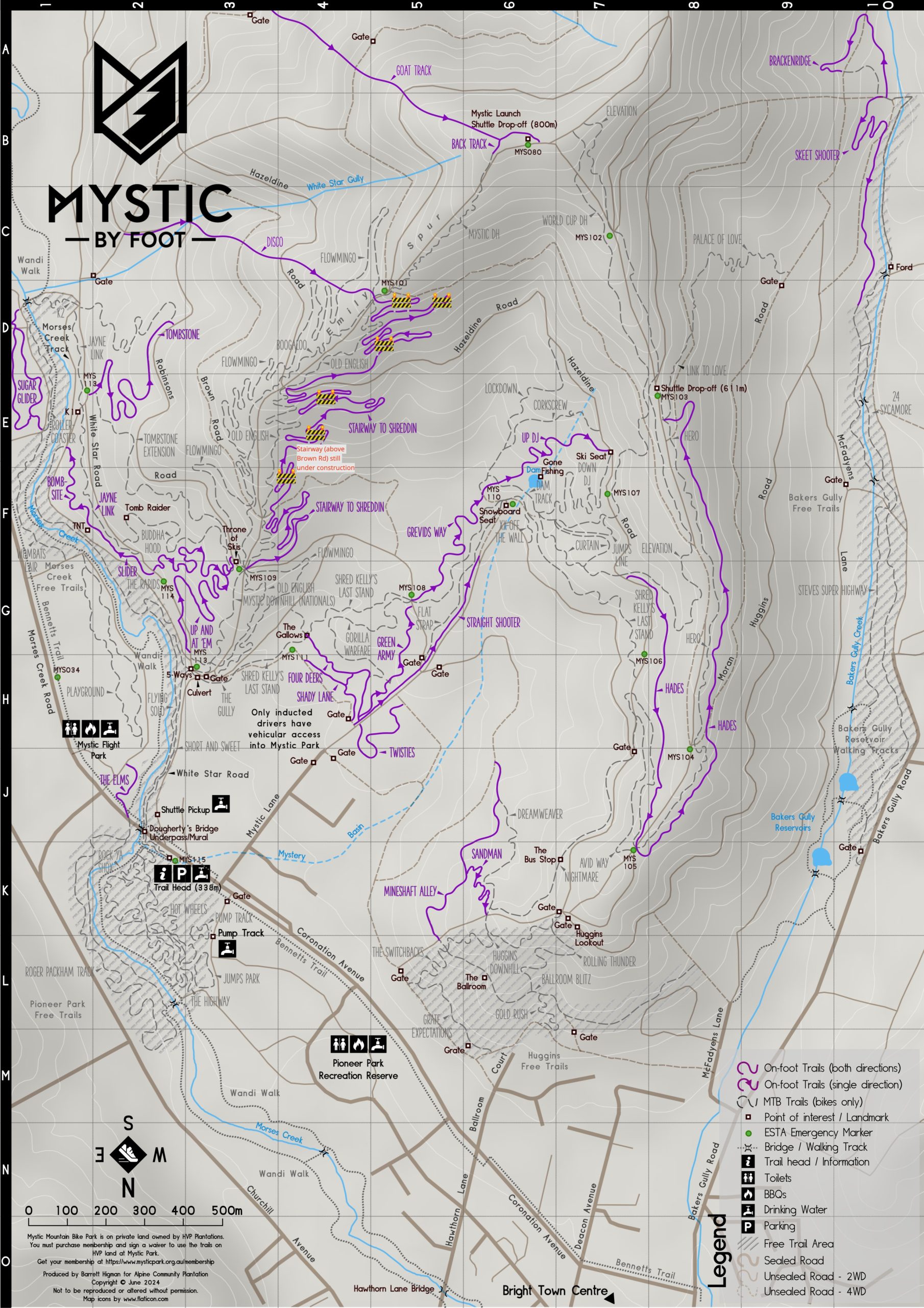 Mystic Park On Foot | Mystic Bike Park in Bright, Victoria